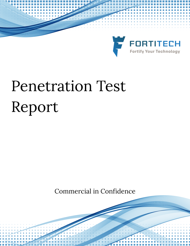 FortiTech - Client Project: Penetration Testing for Insurance Compliance