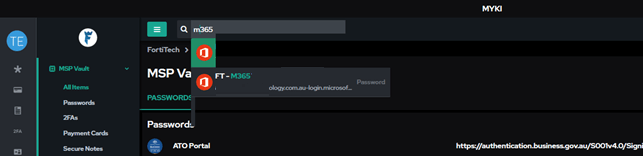 FortiTech - How to setup and install MYKI password manager