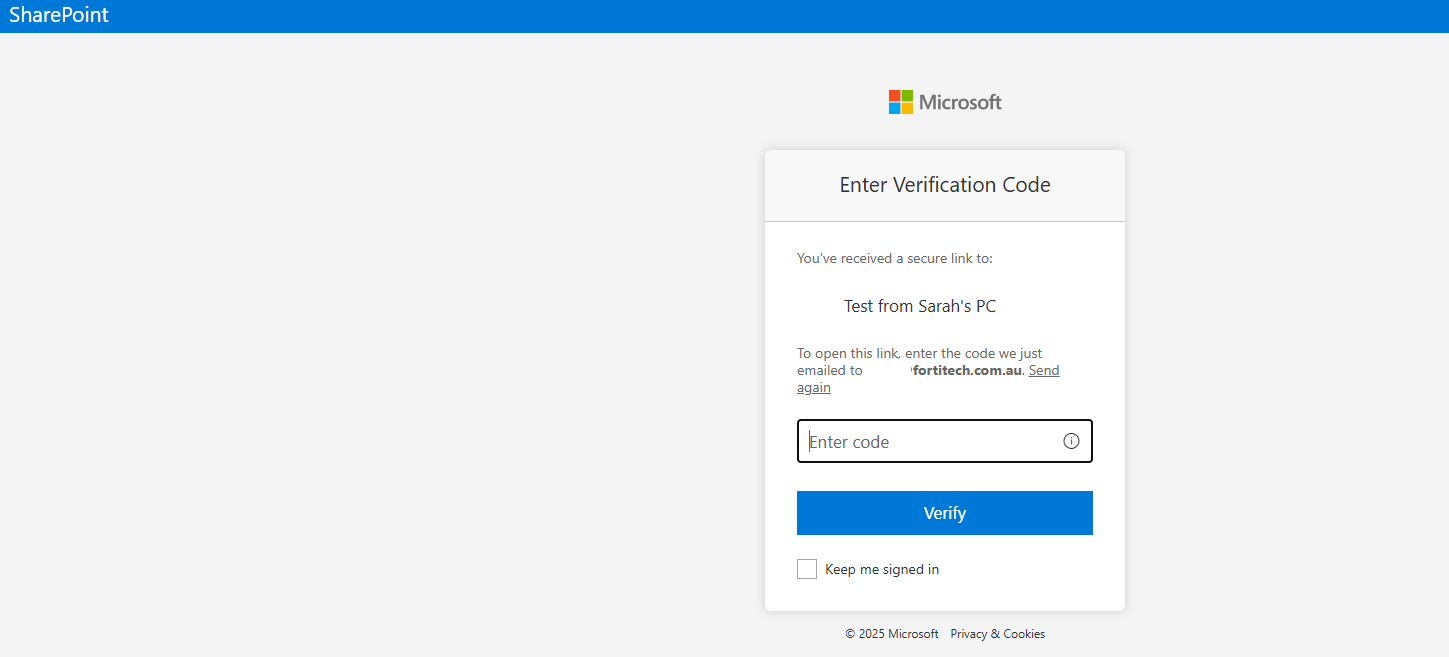 FortiTech Tech Tips Sharing Files In SharePoint